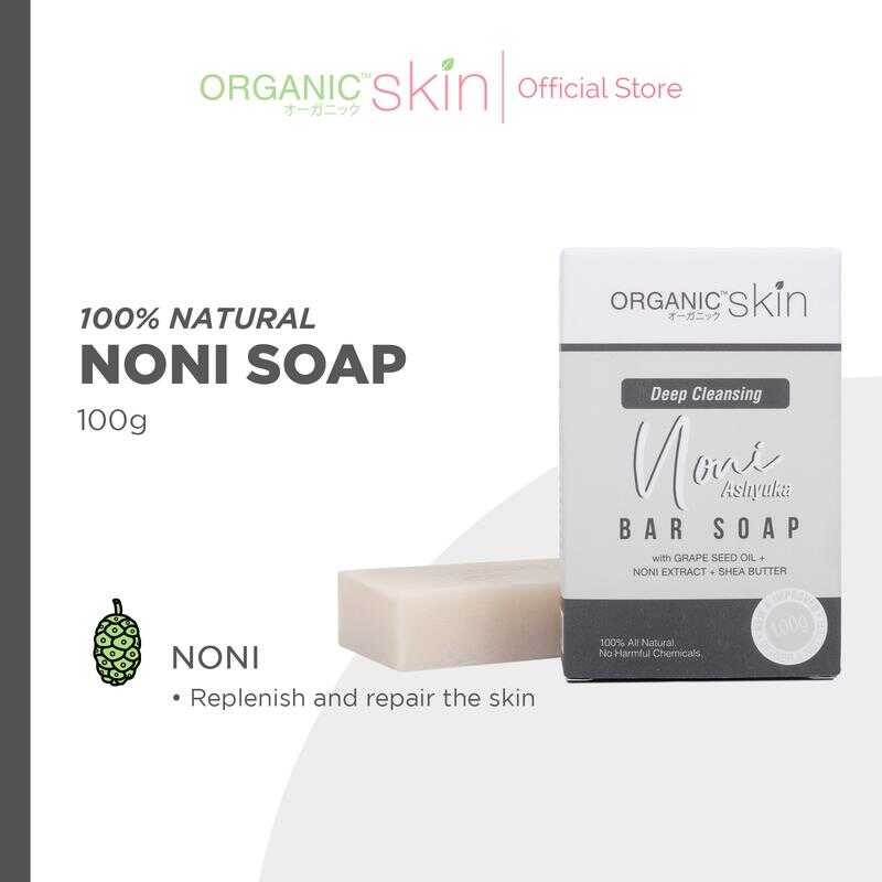 Organic Skin Japan Natural Collection Noni Soap, Lemon And Oatmeal Soap ...