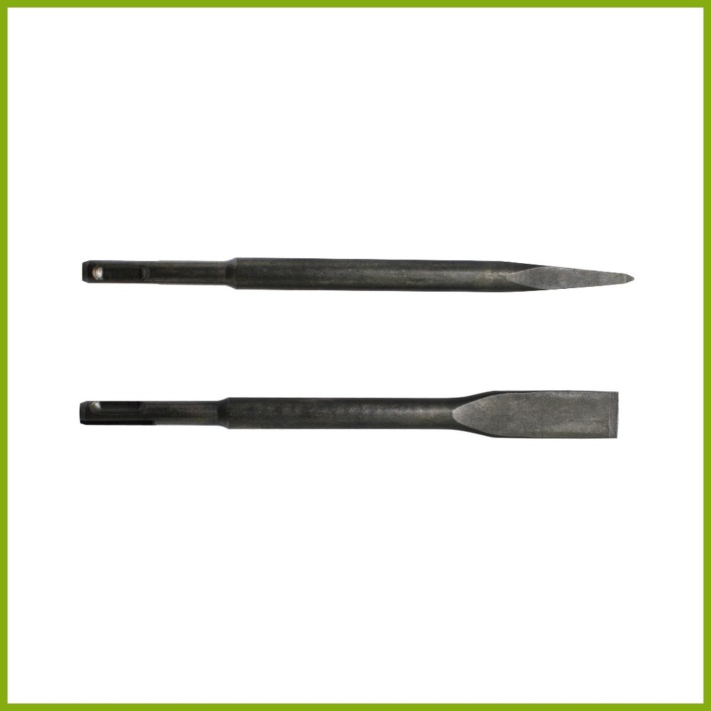 ⊙ Chipping Gun Drill Bit Chisel (Flat & Pointed) | Shopee Philippines
