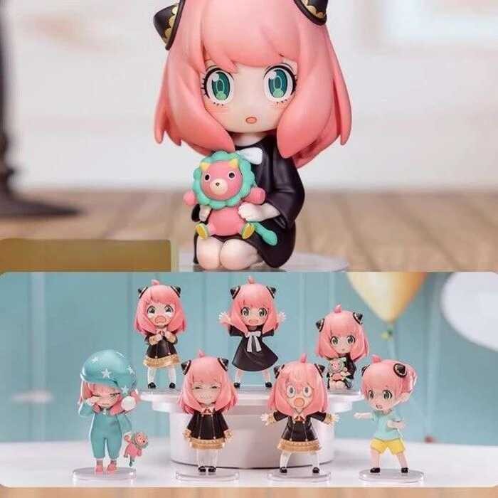 Spy Reissue X Family Anya Series Blind Box Toys Cute Figures Doll ...