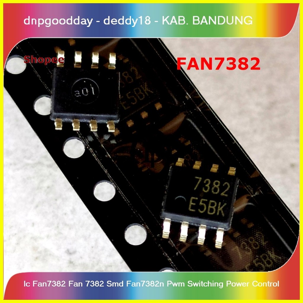 Ic fan7382 fan 7382 smd fan7382n pwm switching power control | Shopee ...