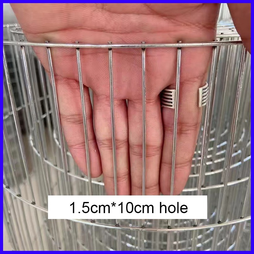 Galvanized iron wire breeding net fence iron grid net mesh steel wire ...