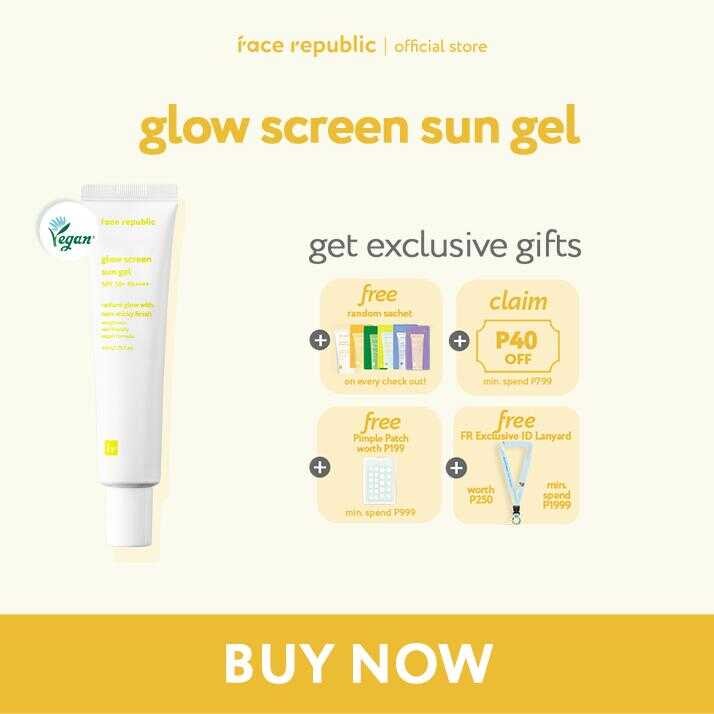 Face Republic Glow Screen Sun Gel Spf50+ Pa++++ 40Ml [Non-Sticky ...