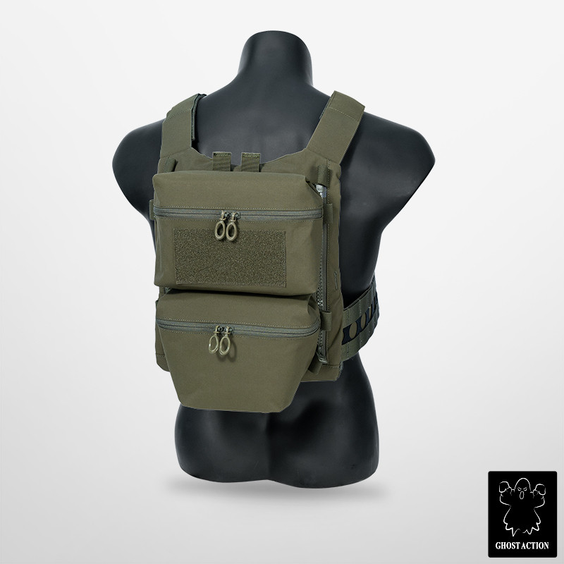 Ghost Action TACTICAL Vest Back Panel For FCPC V5 Plate Carrier FERRO ...