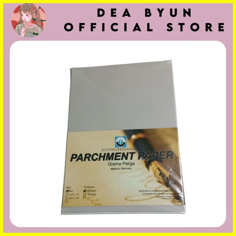 Parchment Paper, 200gms, 10 pcs per pack | Shopee Philippines