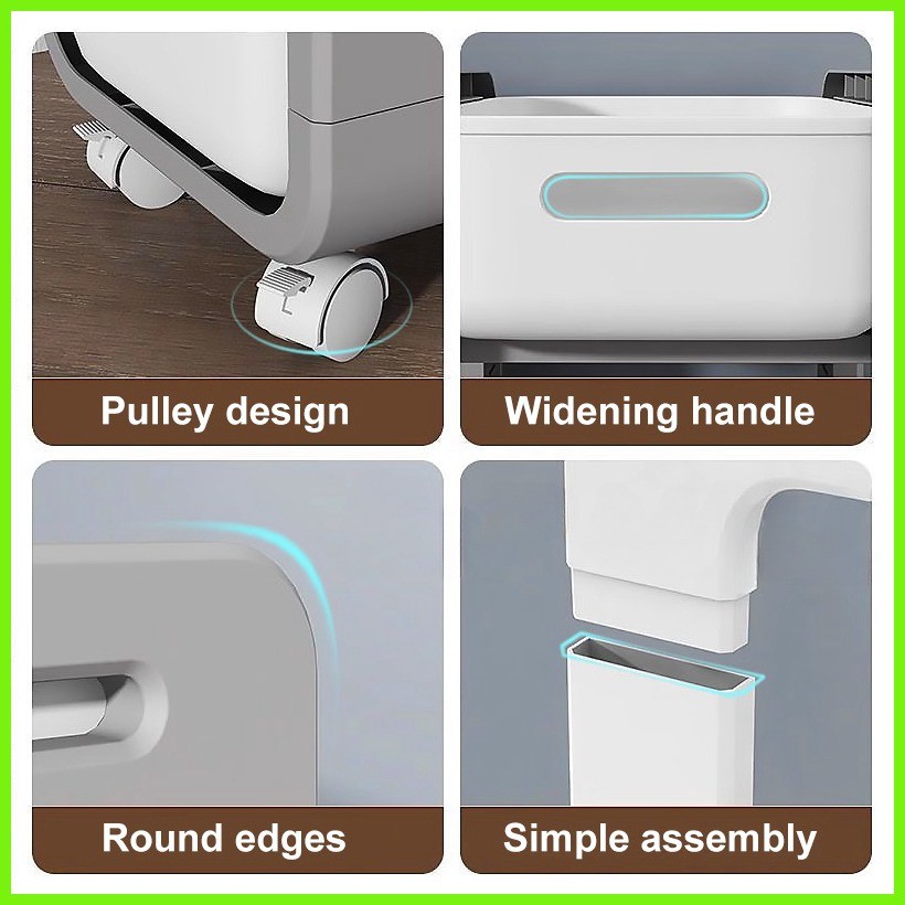 Vision Multi-functional Book shelf Desktop Organizer Drawer Magazine ...