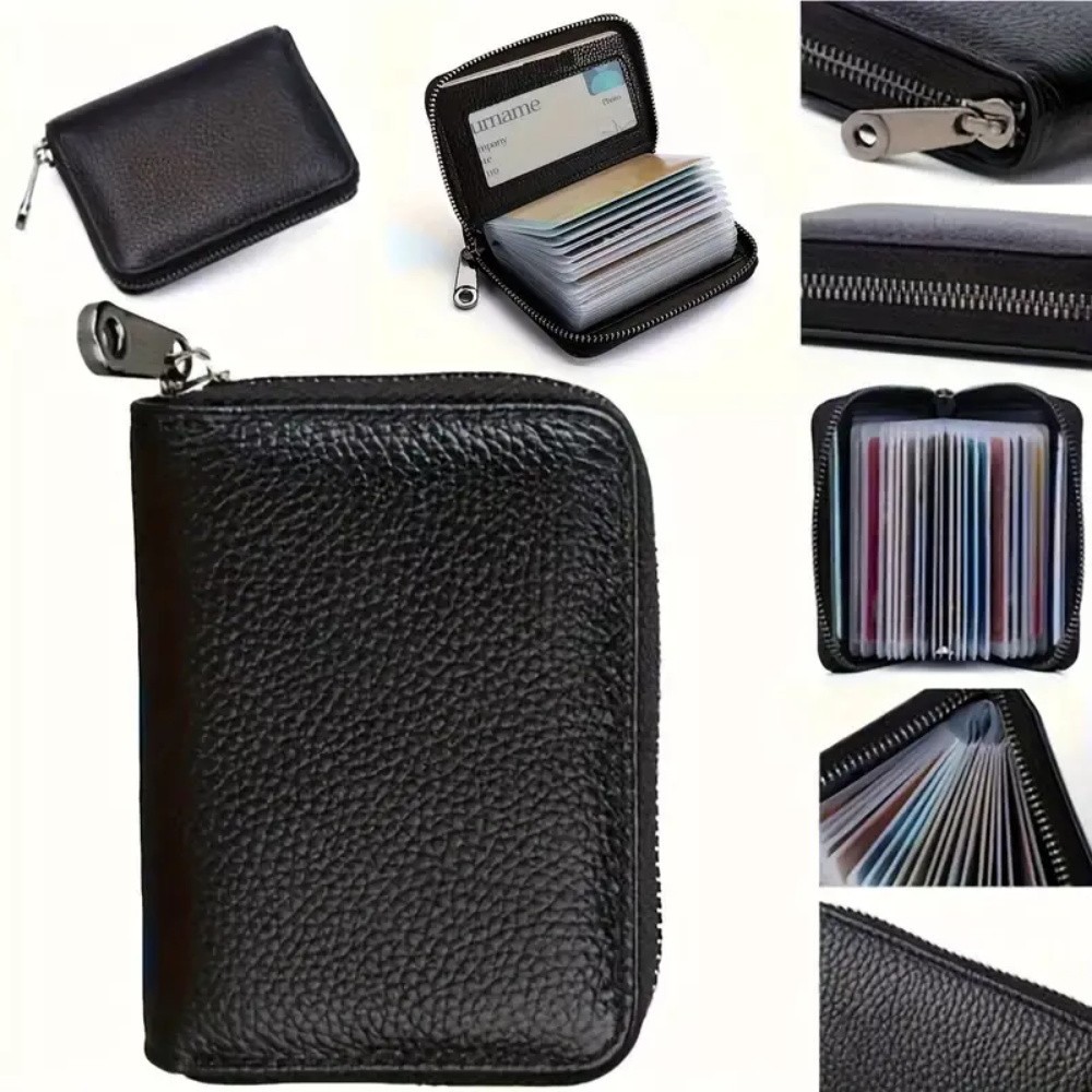 Mini Card Holder 22 Card Slots Business Card Case Purse Credit Card ...