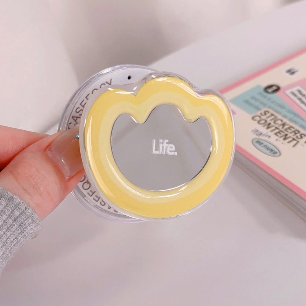 Cute Love Heart Star Mirror Magnetic Phone Holder Griptok Wireless ...