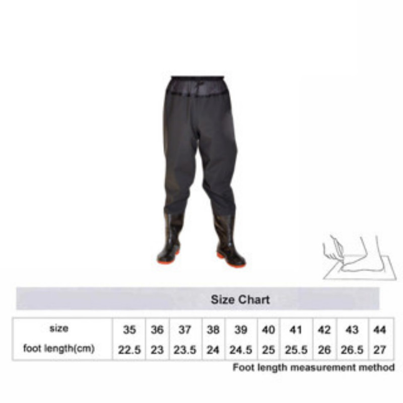 【HOT】Thickened Waterproof Overalls with Rain Boots Half-Body Waterproof ...