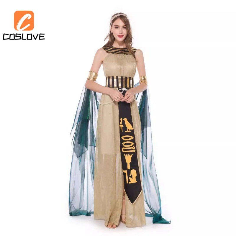 Classic Style Cleopatra Cosplay Clothing Full Set Costume Outfits For ...