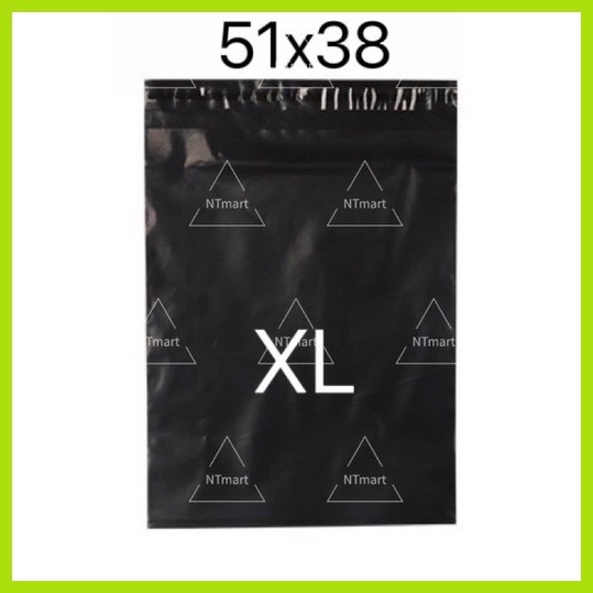 ☃ 100pcs black courier pouch plain pouch express pouch Parcel Pouch ...