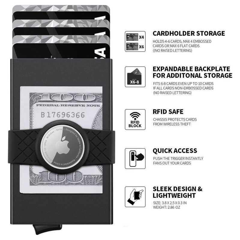 For Wallet Men|Metal Wallets With RFID Blocking Layer|Slim & Minimalist ...