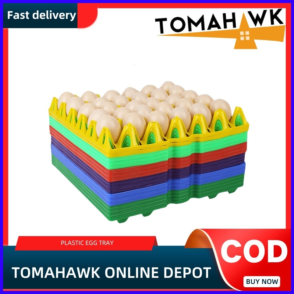 TOMAHAWK 12PCS PLASTIC EGG TRAY SMALL TO MEDIUM SIZE 1 DOZEN TRAY (TRAY ...
