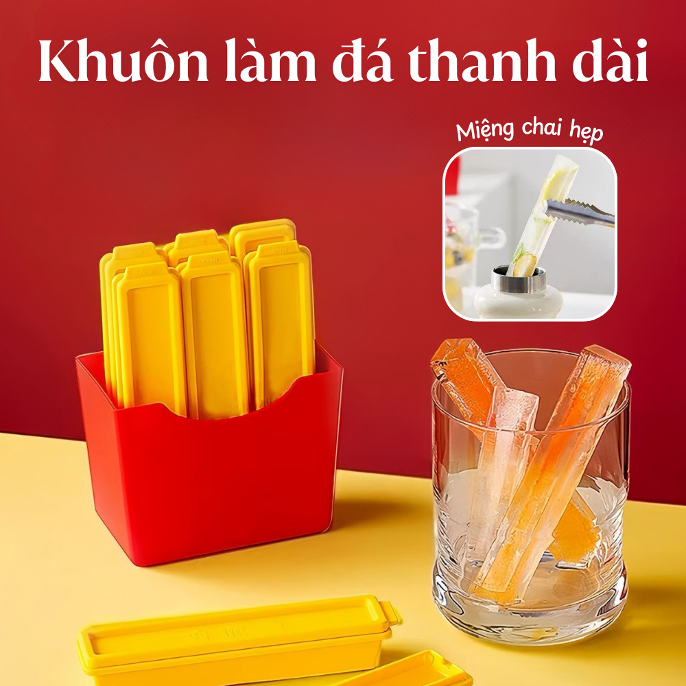 Long Stick Ice Mold for Easy Ice Picking, Long Ice Tray Fits All Types ...