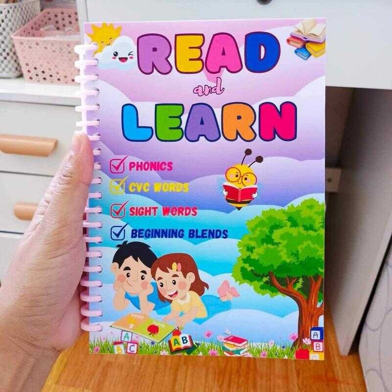 CP READ AND LEARN BOOK 100 PAGES PHONETICS CVC WORDS READING FOR KIDS ...