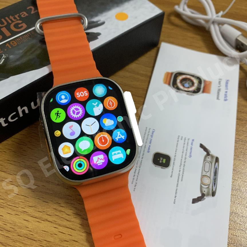 Smart Watch T900 Ultra 2 Series 9 Ultra Bluetooth Call Waterproof 49Mm ...