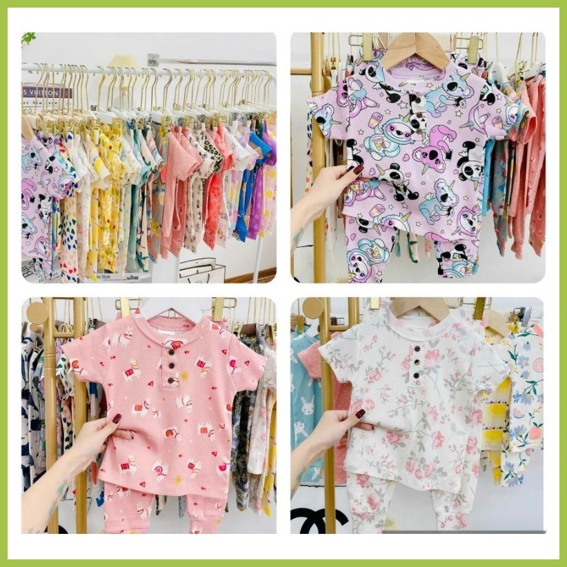 ∽ └ Printed Girls terno pajama Album5of6 Jumping beans terno pajama ...