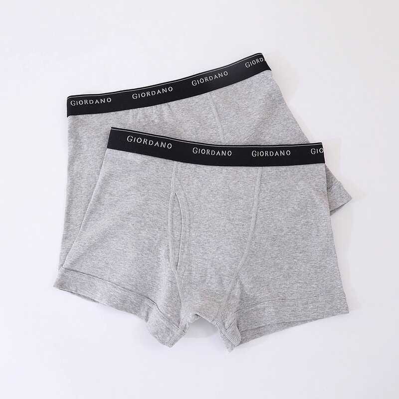 Giordano Men's Underwear Cotton Wide Elastic Waist Knitted Stretch ...