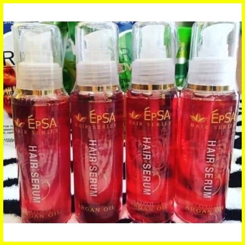 Epsa hair serum with argan oil hair care treatment 120ml | Shopee Philippines