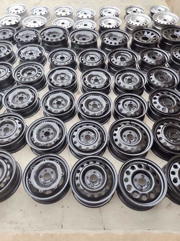 Second-Hand Scrap Iron Wheels Steel Rims 12 13 14 15 16inch Car Pickup ...