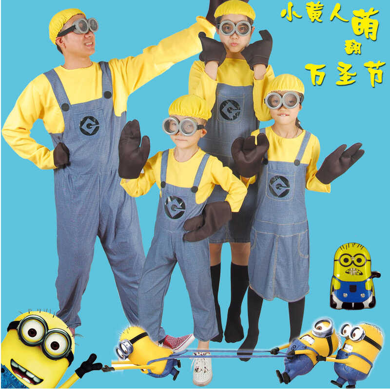 Costume Halloween For Kids Minions Cosplay Costume Anime Cartoon ...