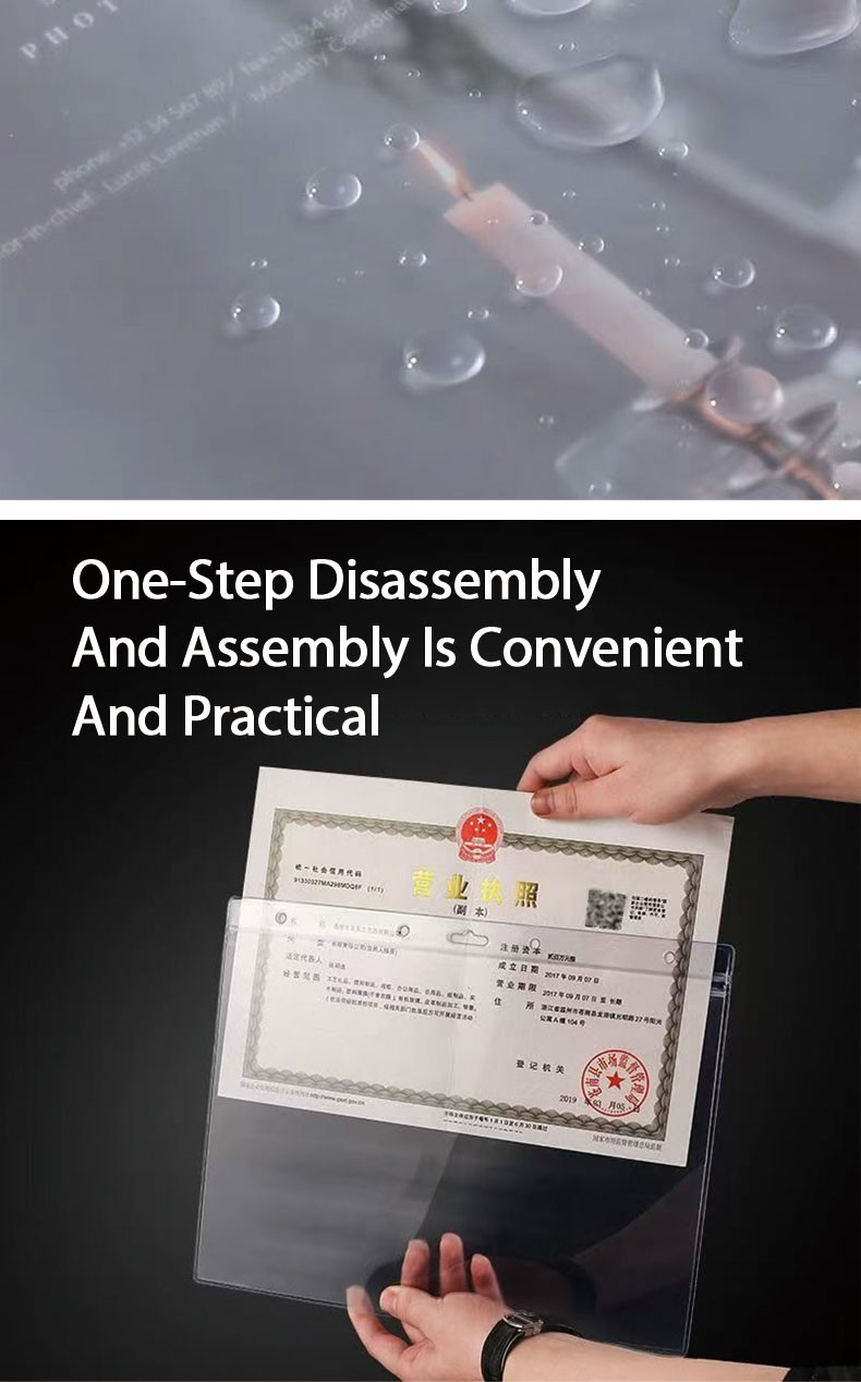 【Office Essentials】 A6/A5/A3/A4 Card Case /Clear Id Case/Photo/Document ...