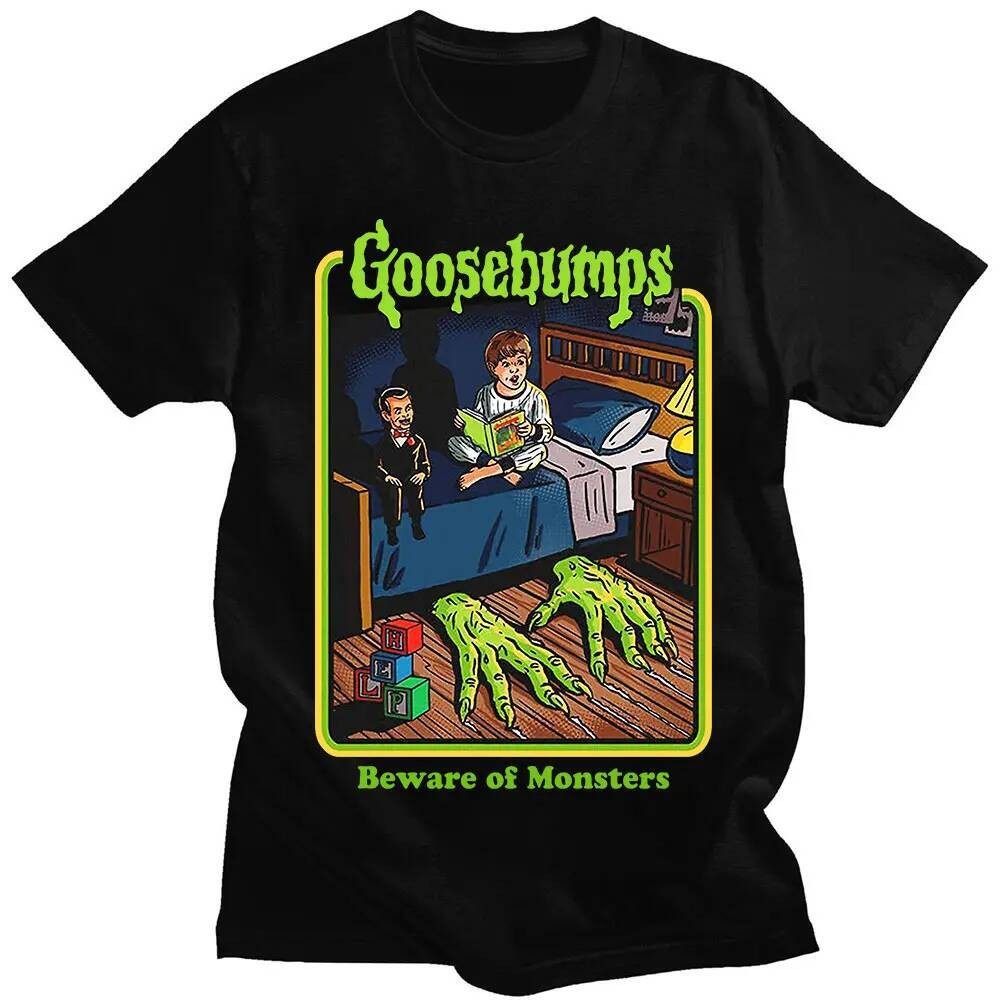 Goosebumps Beware of Monsters Blood Horror Active of T-shirts Men's ...