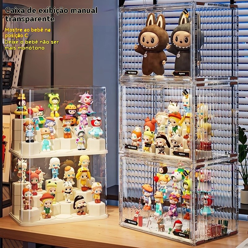My My Mystery Box Display Box Transparent Acrylic Storage Box Pop Mart ...