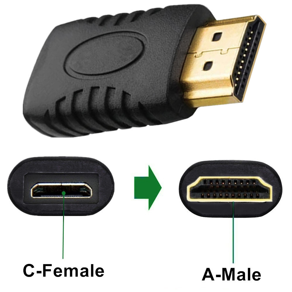 4K HD Adapter mini HD Adapter mini HD Female to HD Male Adapter ...