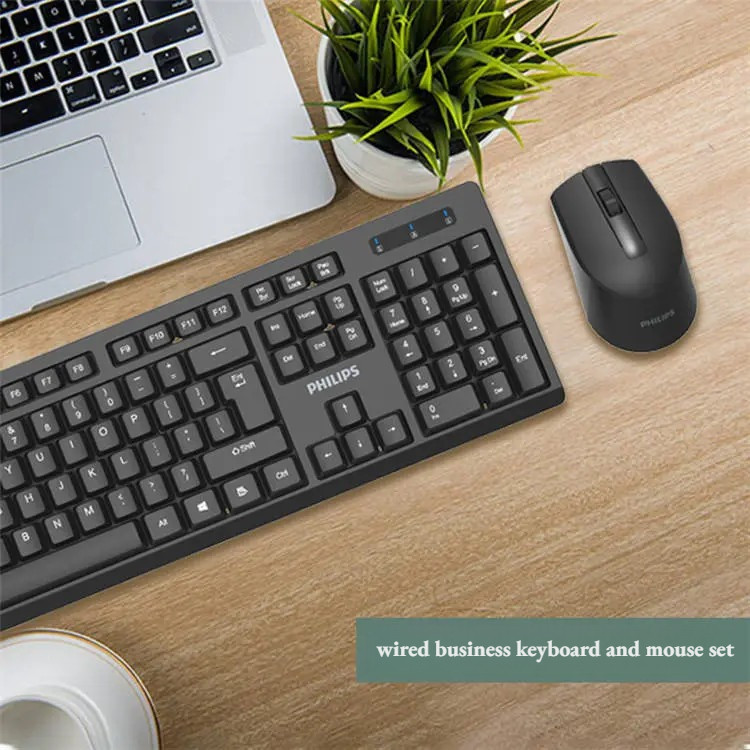 Philips High Quality Gaming Wired Usb Keyboard And Mouse Set Suitable ...