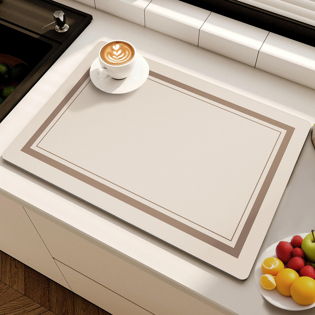 Kitchen Drain Pad Soft Diatom Mud Drying Pad Household Sink Edge ...