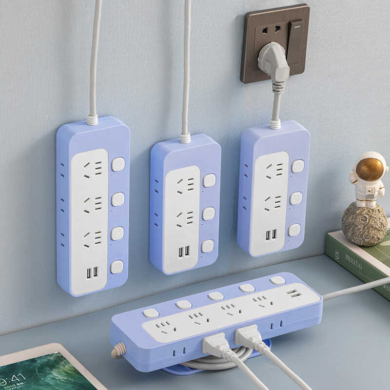 Office Home Intelligent Sub-Control Power Strip Board with usb Switch ...