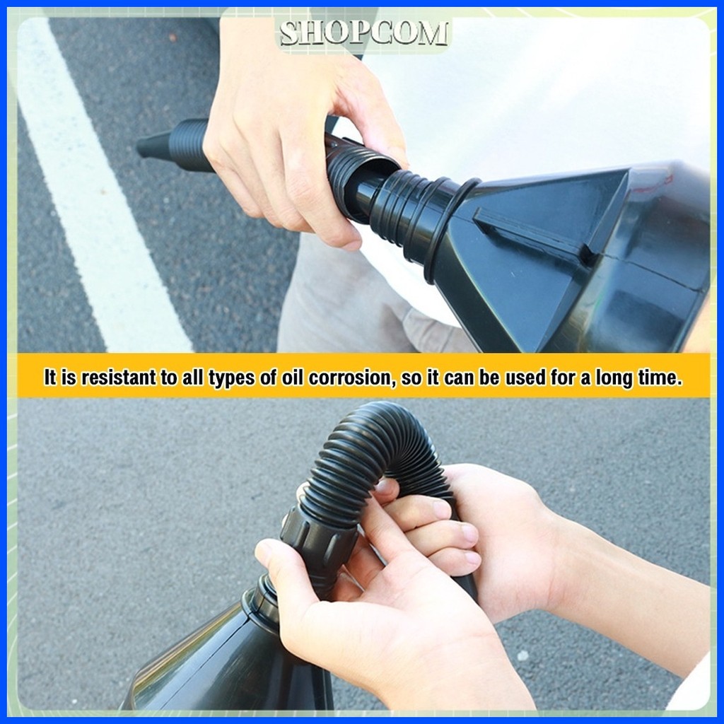 ShopCom Oiler Filter Funnel Car Motorcycle Refueling Longer Filter ...