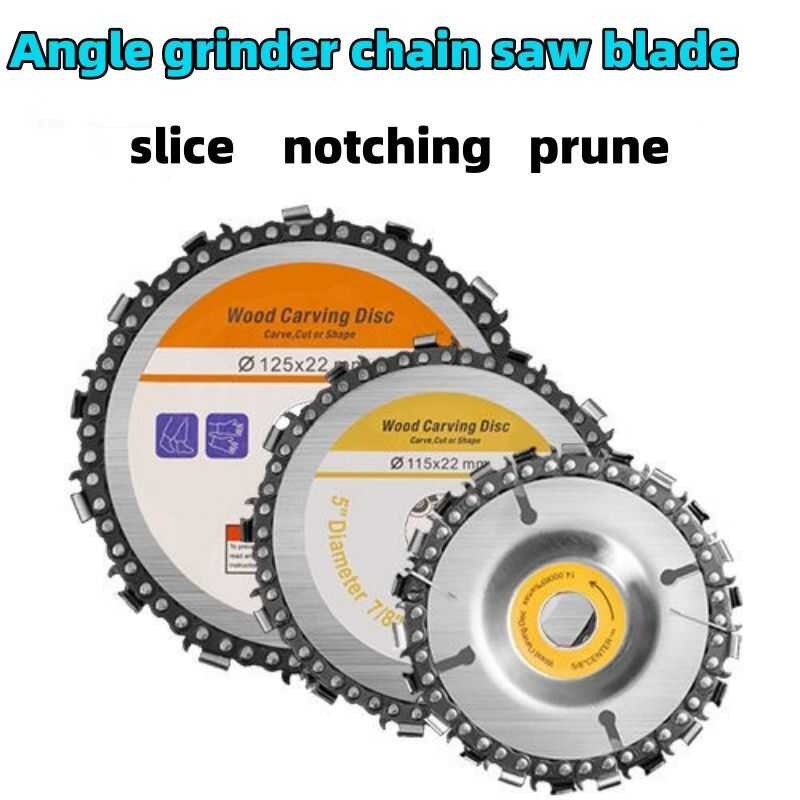 Wood Carving Disc Grinder For 4/5Inch Angle Grinder, Chainsaw Grinding ...