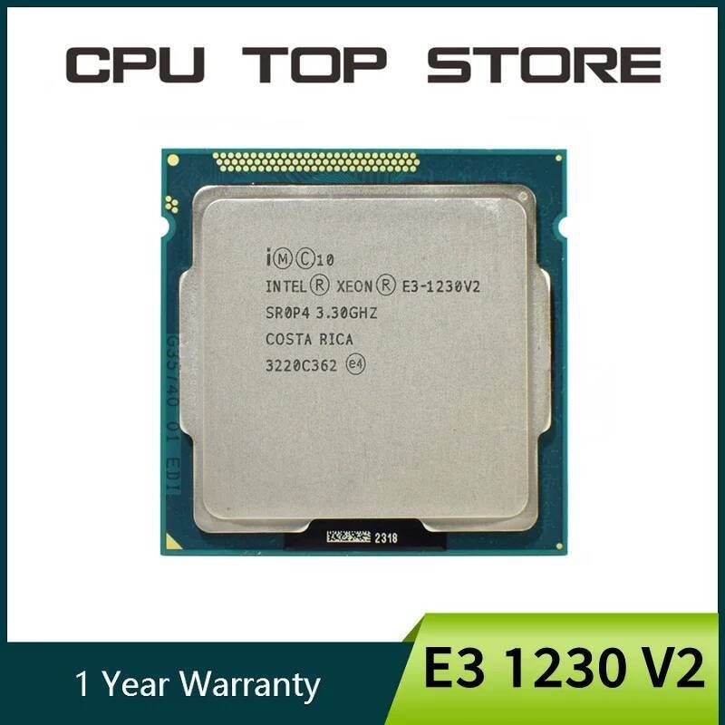 Xeon Intel E3 1230 V2 3.3GHz 4-Core CPU Processor SR0P4 LGA 1155 ...