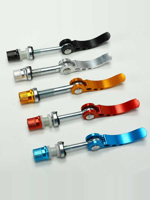 ☺ Bicycle Seat Post Clamp Locking Screw Quick Release Handle Eccentric ...