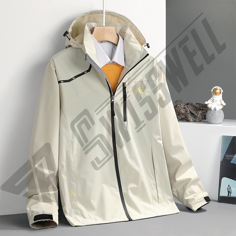 Men's Lightweight Hiking Jacket Waterproof Windproof Breathable Outdoor ...