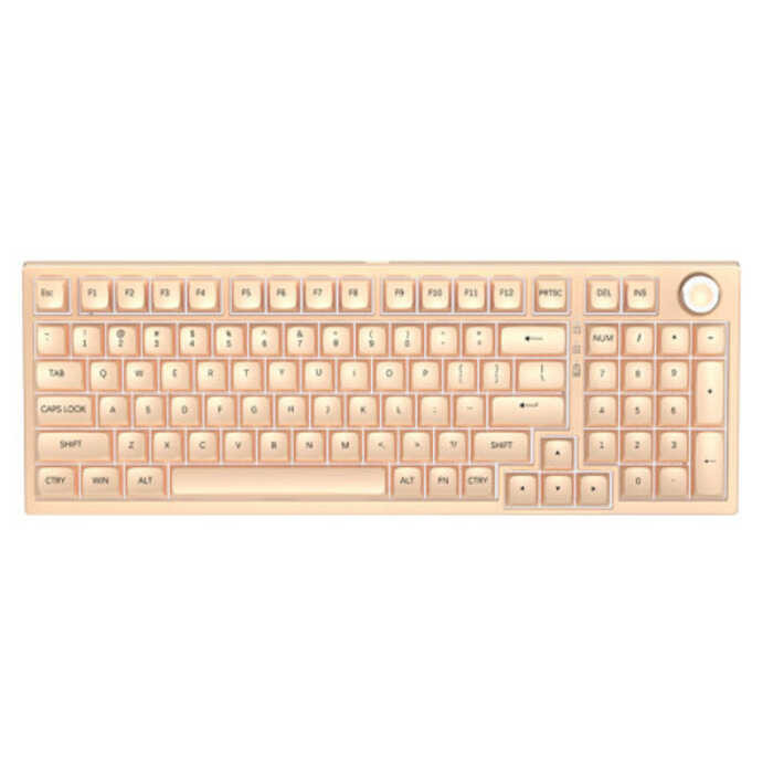 84 HP K23-98 Custom Mechanical Keyboard Full Key Hot-Swappable Wired Gaming Keyboard For Esports ...