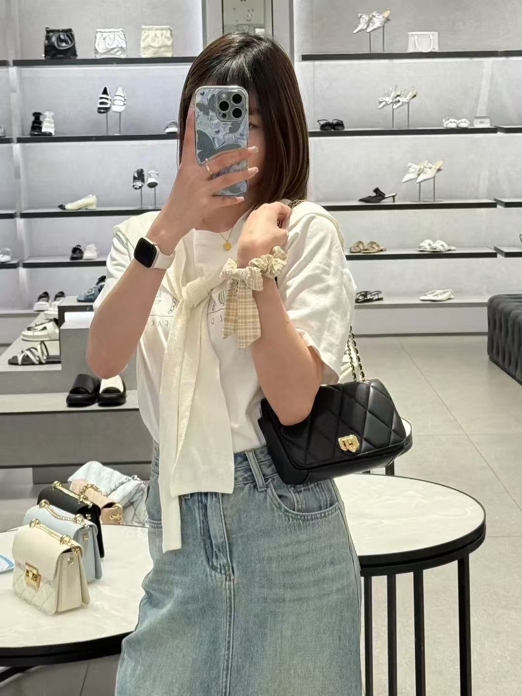 New 20671747 fashionable rhombus chain single shoulder diagonal small ...