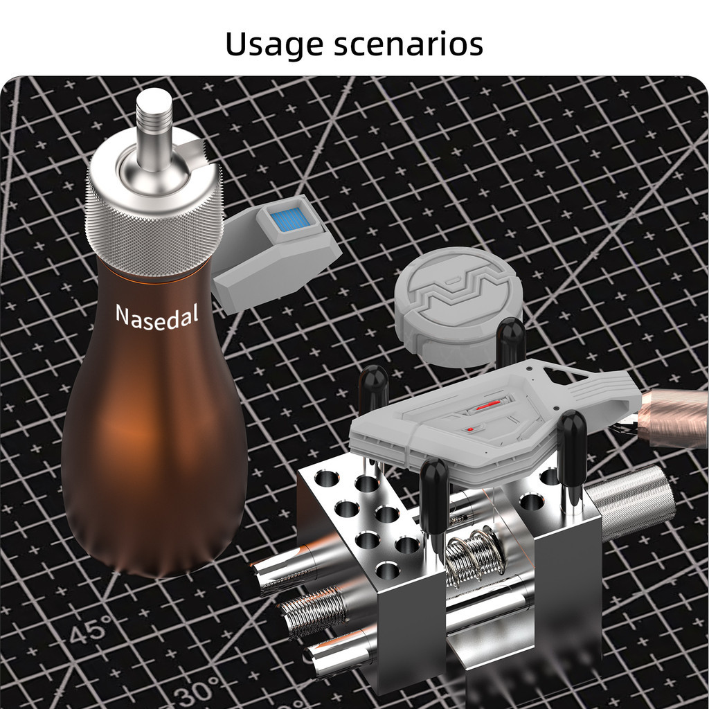 Nasedal 2in1 Mini Handle Vise Gundam Model Making Fixed Jig Aluminum ...