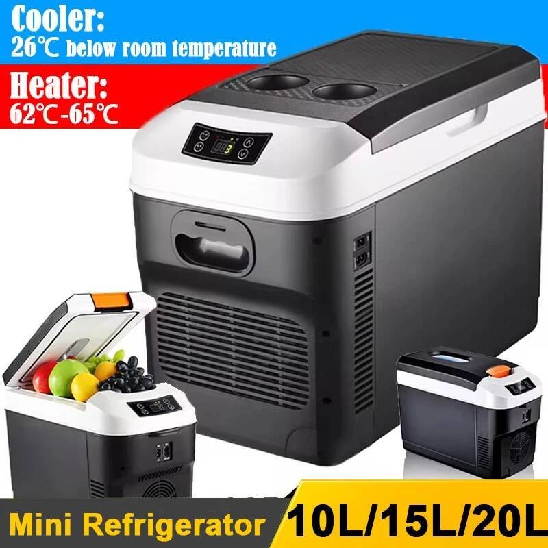 15l 10l 20l Mini Refrigerator Car Portable Freezer Cooler Warmer Dual ...