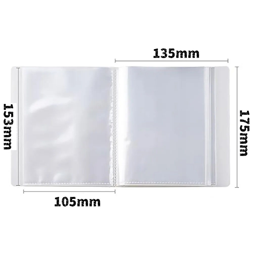 INS 6Inch/4R Postcard Photo Album 40/80Slots Family Photo Binder Kpop ...