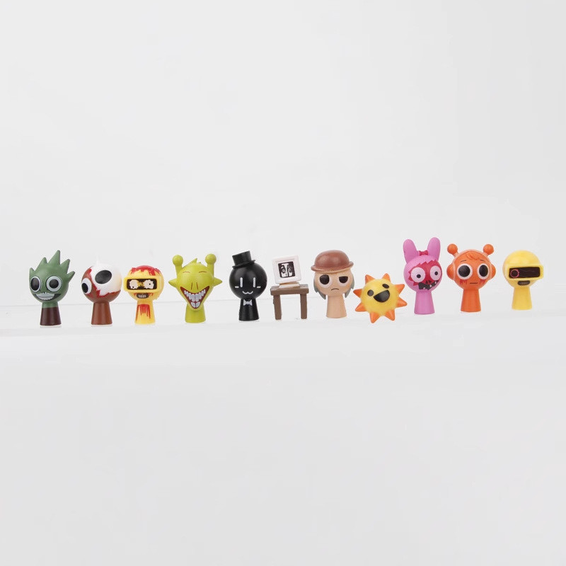 Sprunki Chibi Rhythm Box 48in1 Abs Blind Box Figures Collectors Set ...