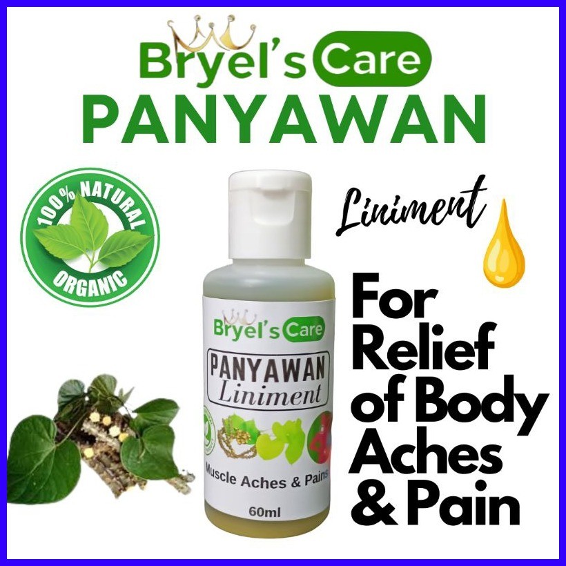Bryel's Care 60ml Panyawan Herbal Massage Oil Liniment for Body aches ...