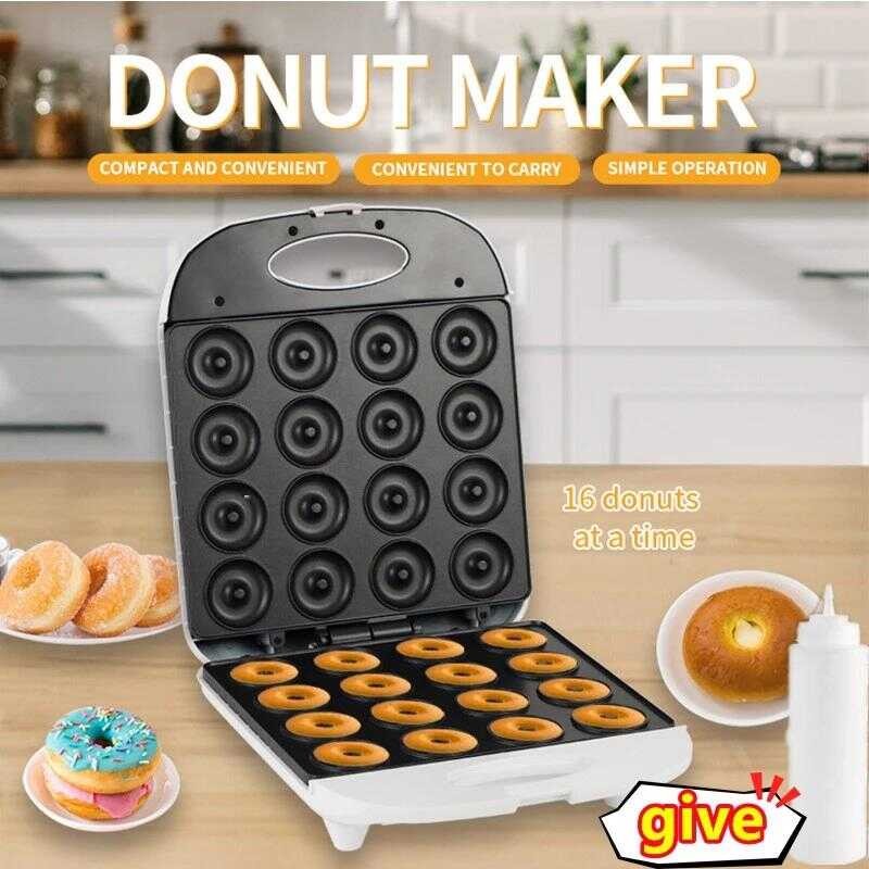 Sanyu Donut Maker Hine 6/7/16Hole Electric Children's Breakfast Cake ...