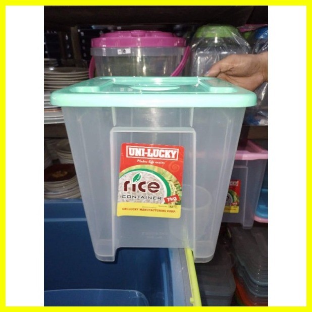 UNILUCKY RICE CONTAINER/BOX 7KG | Shopee Philippines