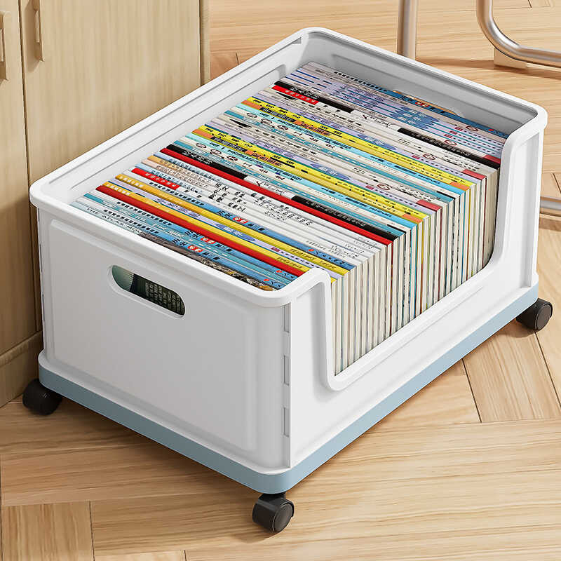 storage box, Plastic foldable and movable, student dormitory mobile ...