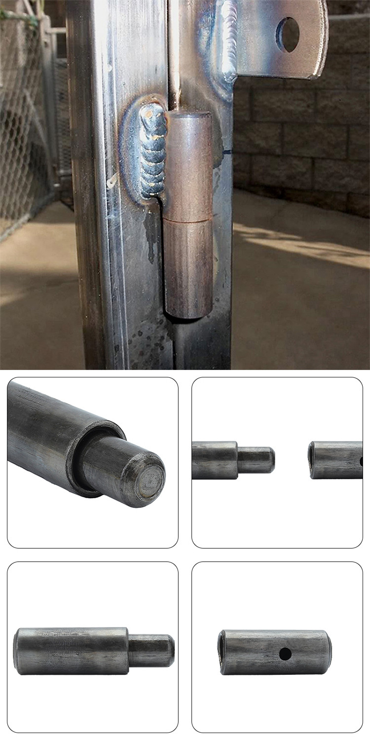 （Fast Delivery）Welded Steel Door Heavy Duty Cylindrical Hinge Iron Tube ...