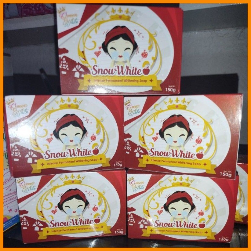 Queen White Cinderella SPF10/Snow White Soap 150g | Shopee Philippines