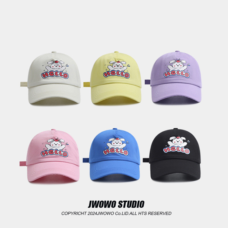 ️New ️Korean Style Cartoon Big Head Puppy Ball Baseball Cap for Women ...