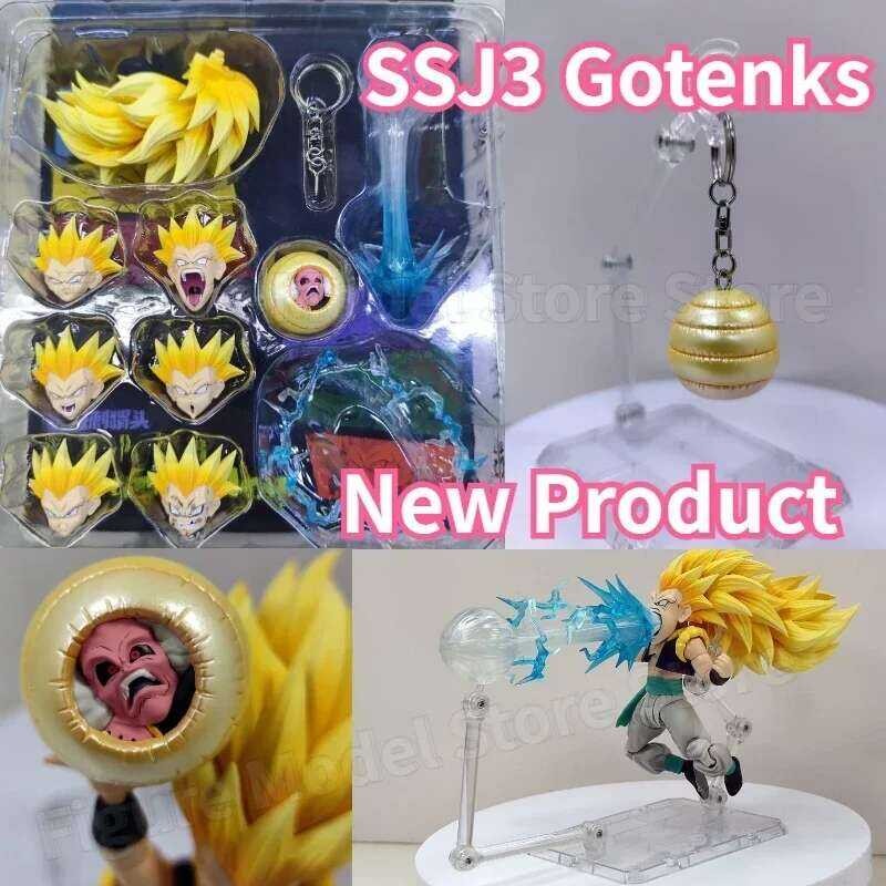 Dragon Ball S.H.Figuarts SHF Super Saiyan 3 Ssj3 Gotenks Head ...